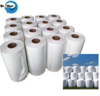 China Clear Cast LLDPE Stretch Silage Wrap Film Stretch Foil Pallet Power Strech Wrap Film for sale