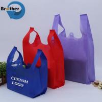 China Low MOQ Cheap Price Promotional Customized Colors Tote PLA Non-Woven Shopping Bag, Eco Recyclable PP Non Woven Bags for sale