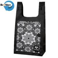 China Wholesale T Shirt Vest D W Cut PP Non Woven Canvas Cotton Nylon Polyester Drawstring Supermarket Tote for sale