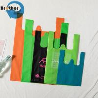 China Retail Shopping Handle PP Vest Non Woven Nonwoven Die Cut T-Shirt Bag for sale