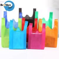 China Custom Reusable Shopping Bag Shopping Bag Advertising Eco-Bag PP Non-Woven T-Shirt Bag for sale