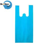 China Promotional PP Non Woven TNT Bags/Polypropylene Nonwoven T Shirt Bags Bag/T-Shirt Non-Woven Vest Carrier Shopping Bag for sale