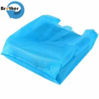 China Multicolor Customized D W U Cut Foldable Reusable Non Woven T-Shirt Bag for Shopping Packing for sale