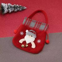 China In-stock New Gift Christmas Decorative Small Gift Bag Christmas Apple Bag Candy Bag for sale