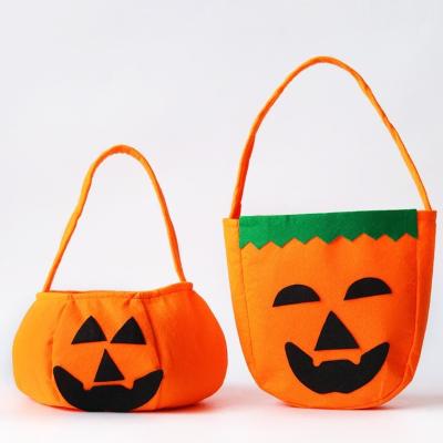 China In-stock New Gift Halloween Non-Woven  Tote Bag for Candy and Pumpkin for sale