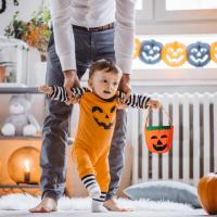 China In-stock New Gift Halloween Non-Woven  Tote Bag for Candy and Pumpkin for sale