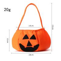 China In-stock New Gift Halloween Non-Woven  Tote Bag for Candy and Pumpkin for sale
