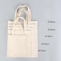 China Customized Cheap  Polyester Canvas Gift Bag Promotion Handbag for sale