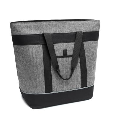 China Large Capacity Insulation  Handbag Outdoor Camping Ice Pack Foldable Storage Picnic Cooler Bag for sale