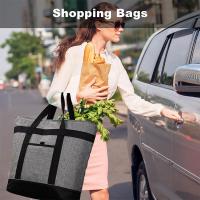China Large Capacity Insulation  Handbag Outdoor Camping Ice Pack Foldable Storage Picnic Cooler Bag for sale