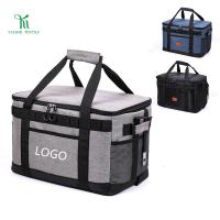 China 42L Large Capacity Insulation Bag Outdoor Camping Ice Pack Foldable Storage Picnic Cooler Bag for sale