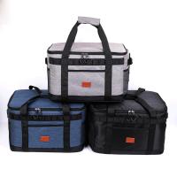 China 42L Large Capacity Insulation Bag Outdoor Camping Ice Pack Foldable Storage Picnic Cooler Bag for sale