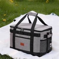 China 42L Large Capacity Insulation Bag Outdoor Camping Ice Pack Foldable Storage Picnic Cooler Bag for sale