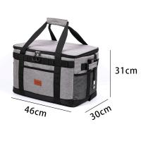 China 42L Large Capacity Insulation Bag Outdoor Camping Ice Pack Foldable Storage Picnic Cooler Bag for sale