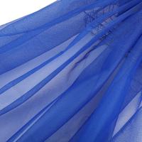 China 50D Textured Plain Weave Fabric Wavy Fine Mesh Polyester mesh fabric for sale