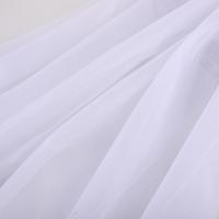 China 50D Textured Plain Weave Fabric Wavy Fine Mesh Polyester mesh fabric for sale