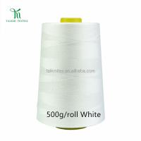 China 40S/2 20S/3 Medium Thick Polyester Thread for Luggage Clothing Flatbed Quilted Pagoda Thread 100% Polyester Raw for Weaving for sale