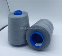 China 20S/2 100% Polyester Melange Yarn Raw Pattern Medium Thick Thread for Weaving High-Speed Flatbed Baota Line for Luggage Denim for sale