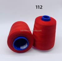 China 20S/2 100% Polyester Melange Yarn Raw Pattern Medium Thick Thread for Weaving High-Speed Flatbed Baota Line for Luggage Denim for sale