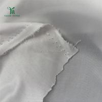 China High Quality 115-120gsm White Knitted Fabric Elastic Polyester Greige Fabric Popular Export for Vest Camisole Woven Plain for sale