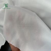 China High Quality 115-120gsm White Knitted Fabric Elastic Polyester Greige Fabric Popular Export for Vest Camisole Woven Plain for sale