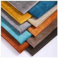 China 2025 Embossed Latest Design High Quality Lychee Pattern Velvet Sofa Fabric for Living Room Furniture Car Soft Bag for sale