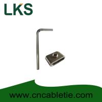 China Polyester coated Stainless Steel Banding 9.5x0.4mm, 12.7x0.4mm,19x0.4mm material SS304,316 with plastic box packing for sale