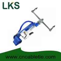 China LKS-CB Series PVC Coated Stainless Strapping Band with Screw Buckle and Banding tools for sale