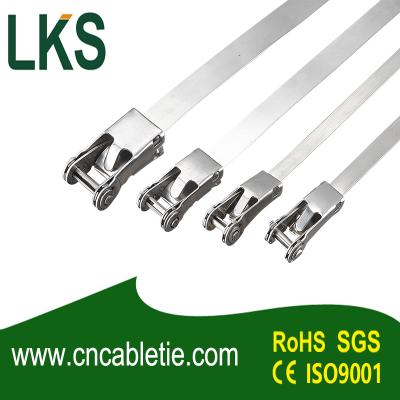 China Universal Stainless Steel Cable Tie in 201/304/316 with 10mm Width for Versatile Cable Management and Bundling for sale
