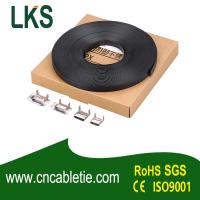 China PVC Coated Stainless Steel Banding - Corrosion Resistant with Smooth Edge for Secure Fastening for sale