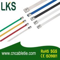 China 316/304/201 Grade Ball-lock Stainless Steel Cable Tie with High Tensile Strength and Corrosion Resistance for sale