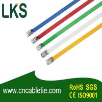 China 316/304/201 Grade Ball-lock Stainless Steel Cable Tie with High Tensile Strength and Corrosion Resistance for sale