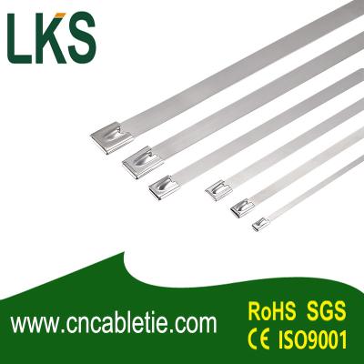 China 4.6*200mm Stainless Steel Cable Tie with High Tensile Strength Non-Flammable and Excellent Corrosion Resistance for Industrial Use for sale