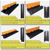 China 5 Channel 3 Channel 4 Channel 2 Channel 1 Channel Hump Outdoor Cable Protector Road Rubber Ramp Speed Ramp Wire Connection for sale