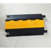 China New Arrive Road Hump Recycled Rubber PVC Car Ramps Speed Cable Bump for sale