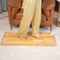 China Fiber Electric Heater Floor Mat Bodywarmer Home Decor Far Infrared Heating Carpet for sale