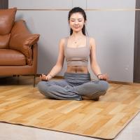 China 220V Graphene IR Electric Grey Floor Heating Rug Heating Mat Anti-Slip Easy to Install for sale