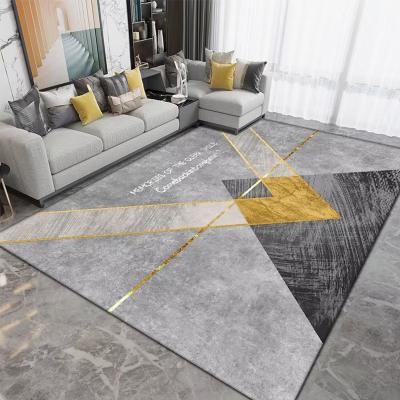 China Multistage Control Custom Modern Logo Thick Woolen Dipdye Carpet for Sitting Room Bedroom Package Size for sale