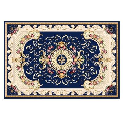 China Wholesale Custom Living Room Carpet Anti-Slip Crystal Velvet Bedroom Mat for sale