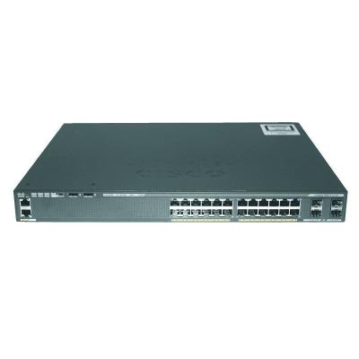 China Cisco WS-C2960X-24PS-L GigE PoE Switch 24 Ports 370W 216Gbps Switching Bandwidth for sale