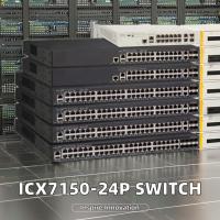 China Full-Duplex Half-Duplex Ethernet Switch with 24 PoE Ports and 2x10 GBE Uplinks for sale