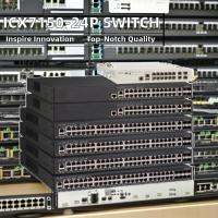 China Ruckus ICX 7150 24-Port PoE+ Switch 2x10GbE Uplinks 132Gbps Capacity VLAN Support for sale