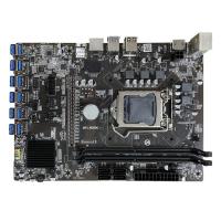 China B250C Mining Motherboard 12 USB GPU Slot DDR4 2133 2400 1800W Support for sale