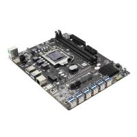 China B250C Mining Motherboard 12 USB GPU Slot DDR4 2133 2400 1800W Support for sale