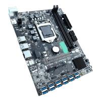 China B250C Mining Motherboard 12 USB GPU Slot DDR4 2133 2400 1800W Support for sale
