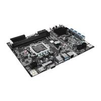 China Customized B75 Motherboard Chassis 8GPU Case with Power Supply RAM SSD and Graphics Card for sale