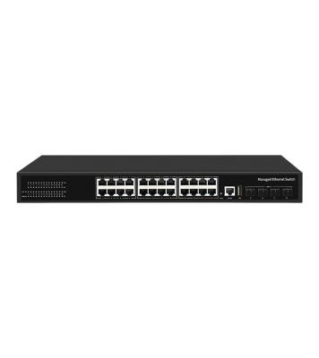 China 24 Port L3 Managed Ethernet Switch 10G Uplink 128Gbps Private Mold for sale