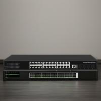China 24 Port L3 Managed Ethernet Switch 10G Uplink 128Gbps Private Mold for sale