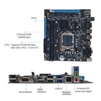 China H110 LGA1151 Motherboard Dual DDR3 32GB Max Support Intel Core i3 i5 i7 Desktop PC for sale