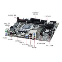 China LGA1151 H310 Motherboard DDR4 Dual Channel 32GB Max USB 3.0 for 8th 9th Gen CPU for sale